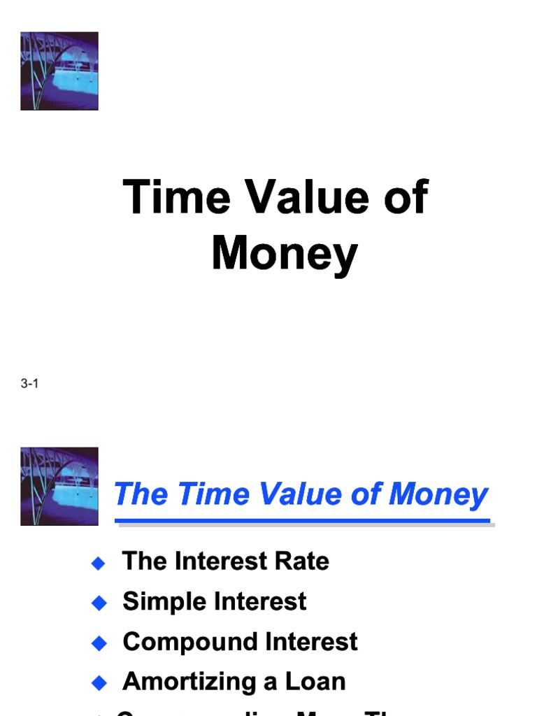 TVM 1 | PDF | Compound Interest | Interest