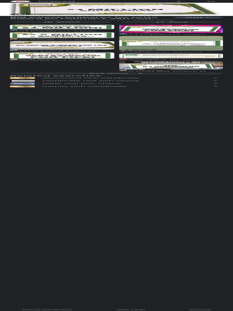 PCH Certificate - Google Search | PDF