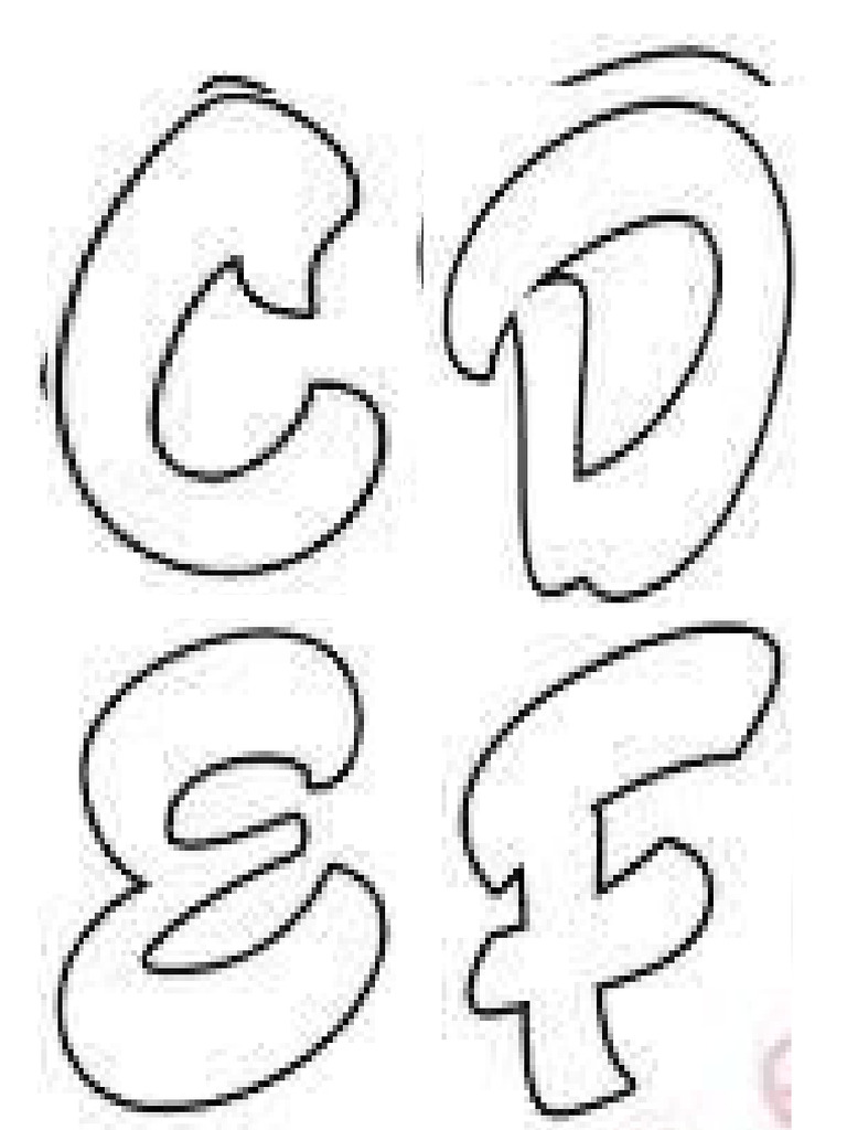 Moldes de Letras Grandes | PDF