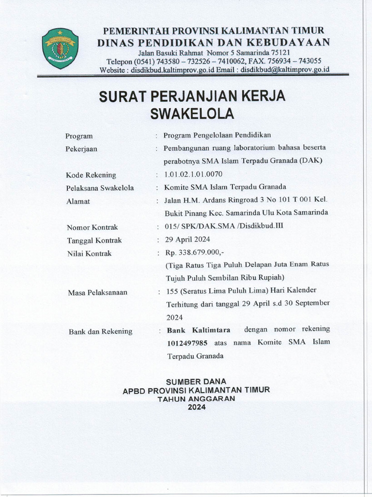 LAB BAHASA SMA IT GRANADA (1) | PDF