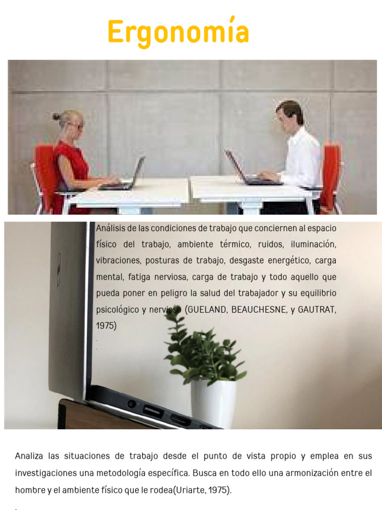 Ergonomía: Mejora del Entorno Laboral | PDF