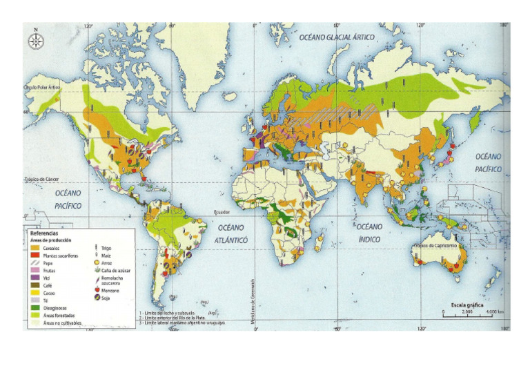 Mapa Produccion de Alimentos | PDF