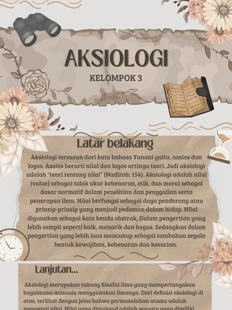 Aksiologi 20241121 161020 0000 | PDF