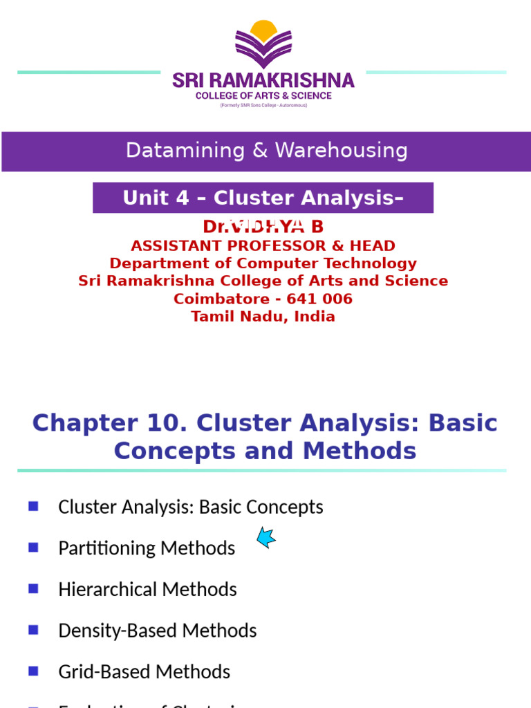 Partitioning Methods & Hierachical Methods | PDF | Cluster Analysis | Algorithms And Data Structures