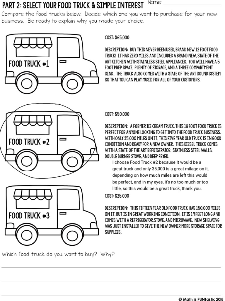 Percent Taco Truck - Select Your Truck | PDF