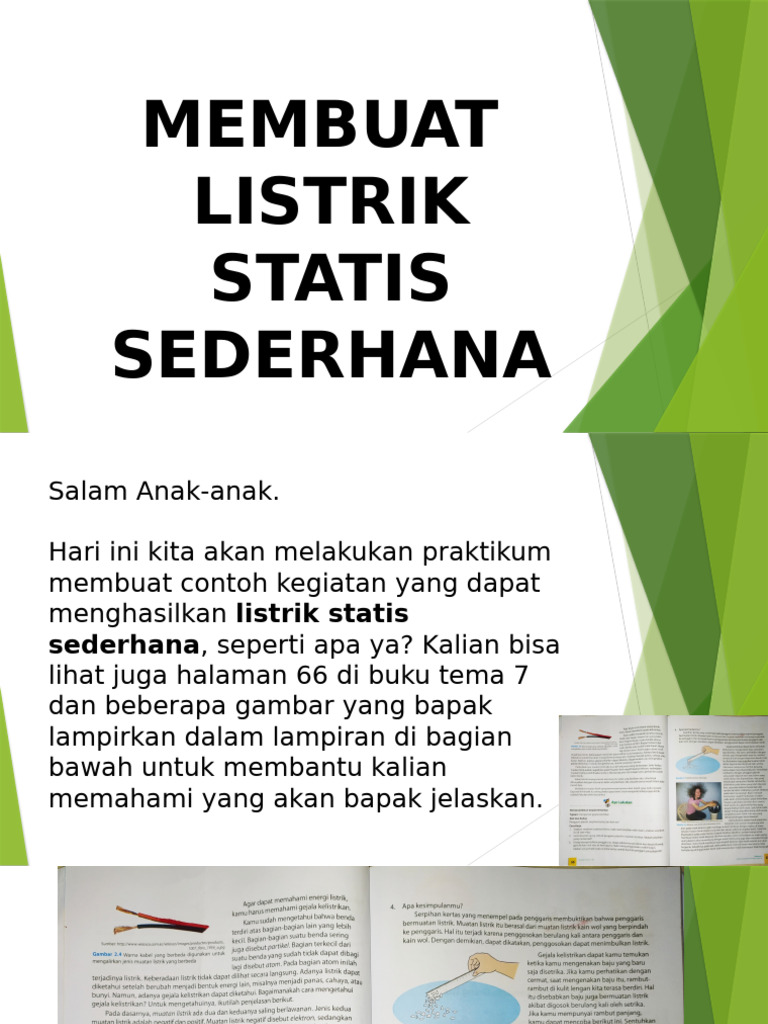 Praktikum Listrik Statis Sederhana | PDF