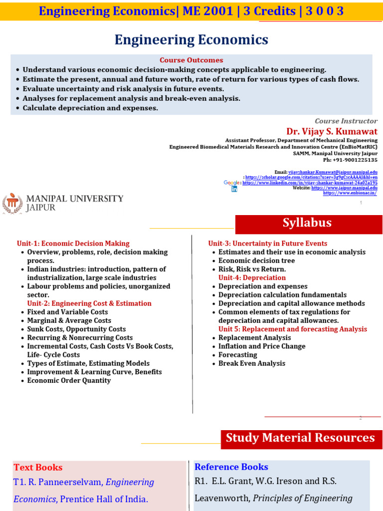 Engineering Economics | PDF | Demand | Economics