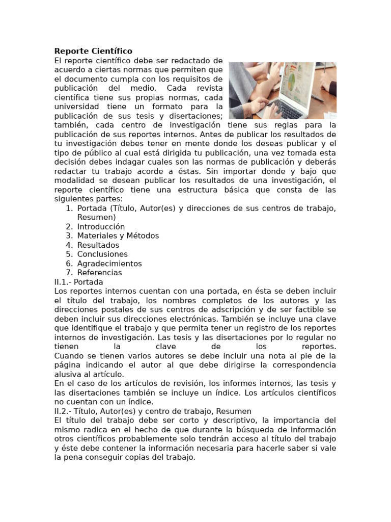 Reporte Cientifico | PDF | Sistema Internacional de Unidades | Kilogramo