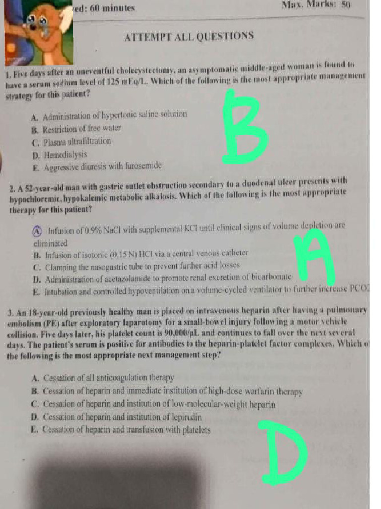 Emailing Surgery Block 2oct Mcqs Solved | PDF