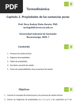 Capítulo 3, Termodinámica, Propiedades de Las Sustancias Puras, 2022-1 | PDF | Fase (materia ...