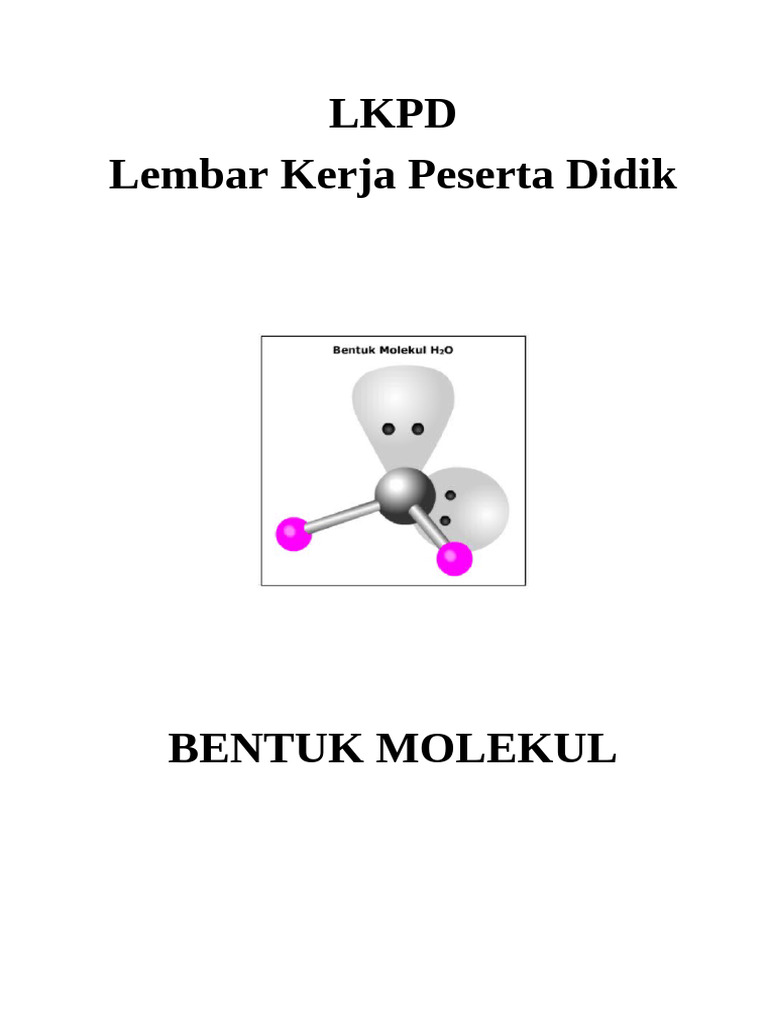 LKPD Bentuk Molekul | PDF