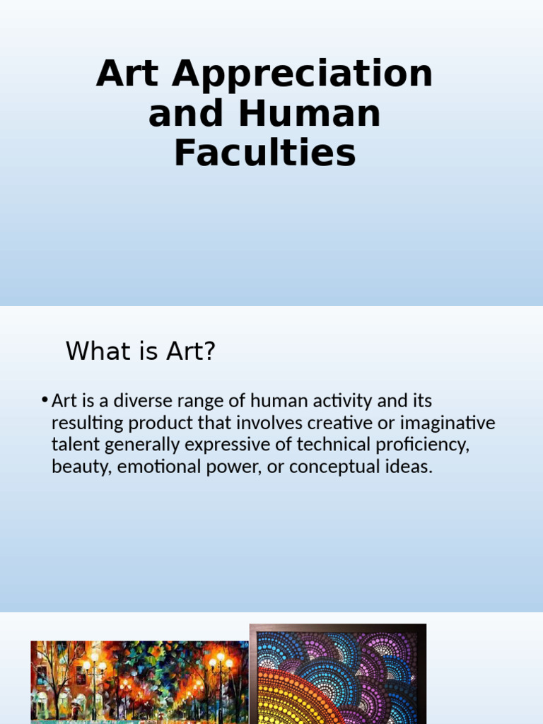 Understanding Art and Human Nature | PDF