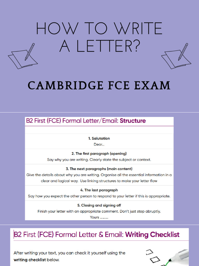 How To Write A Letter | PDF