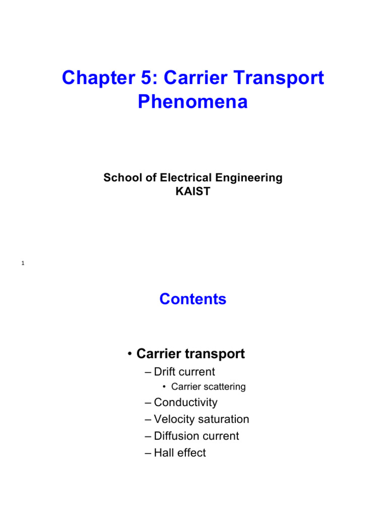 Chap 5 | PDF | Doping (Semiconductor) | Electrical Resistivity And Conductivity