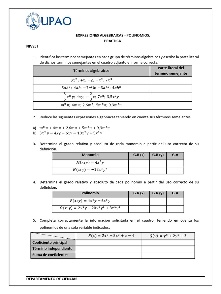 PRACTICA Sem1_B | PDF | Algoritmos | Matemáticas De La Computación