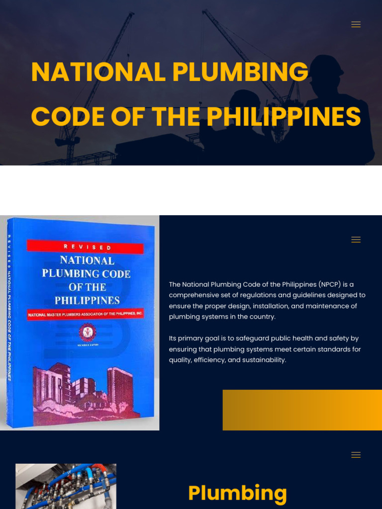 National Plumbing Code of the Philippines | PDF | Plumbing | Sanitary Sewer