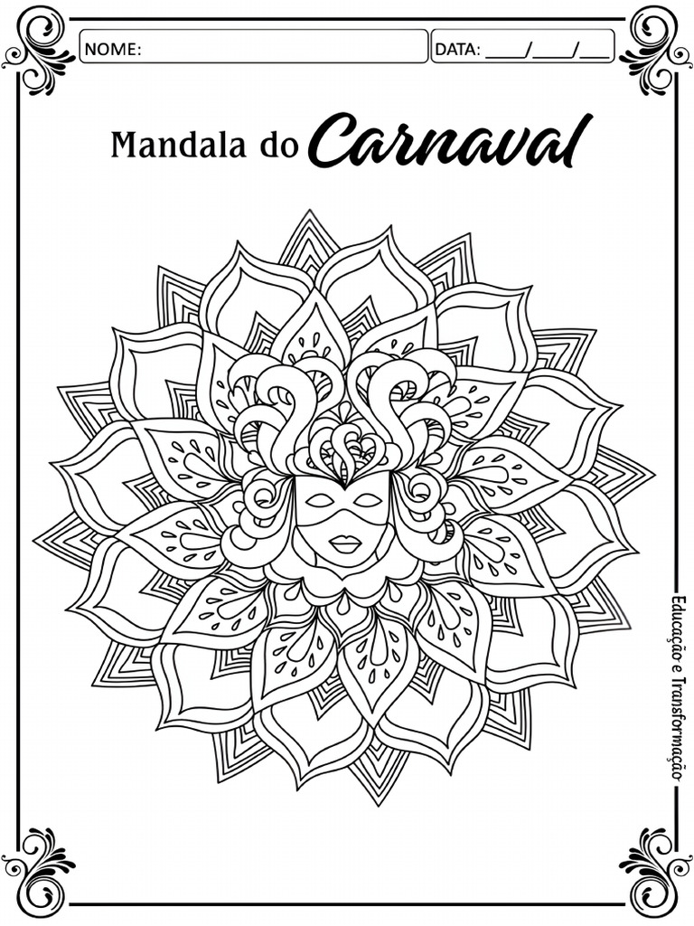 Mandalas Carnaval Colorir.pdf | PDF