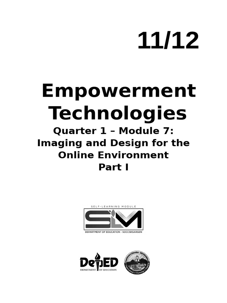 ETech_Q1_M7 | PDF | Computing | Computer Graphics