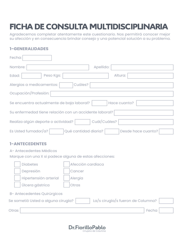 Ficha Editable | PDF