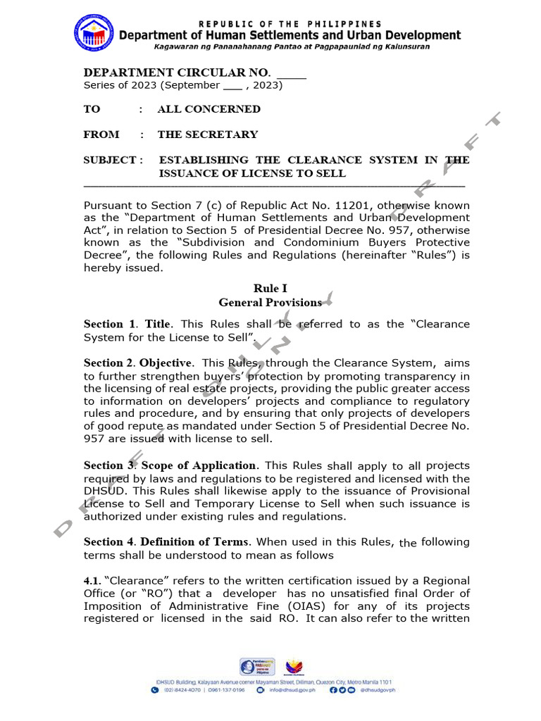 Clearance System for License to Sell | PDF | Justice | Crime & Violence