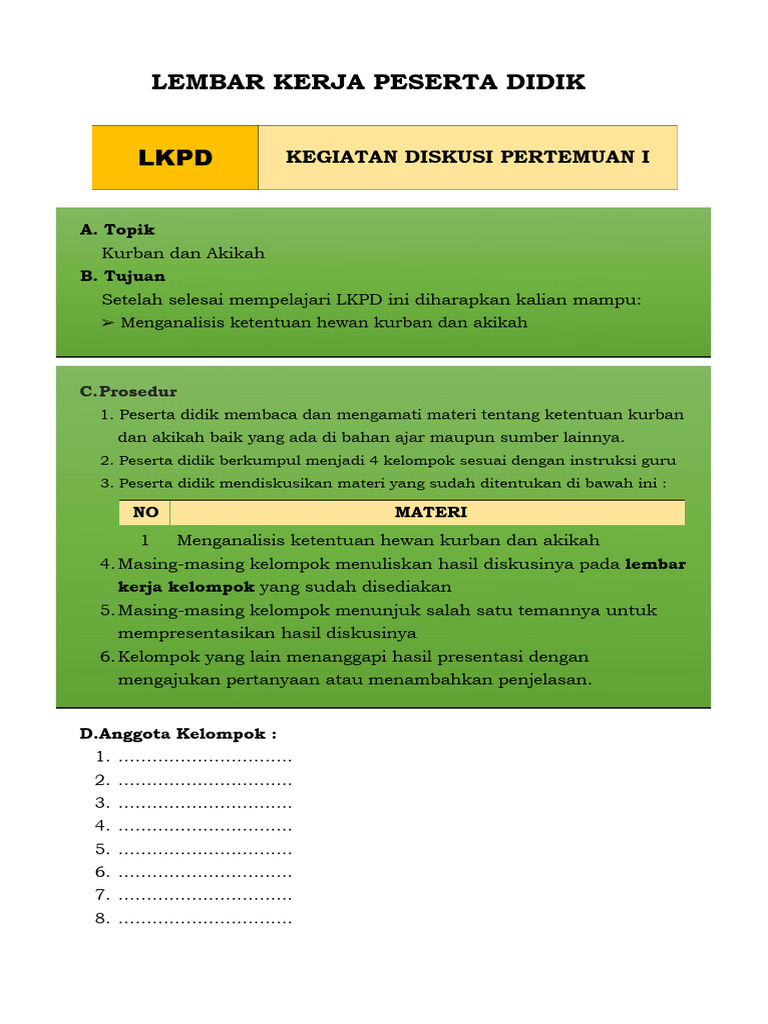 LKPD Fikih | PDF