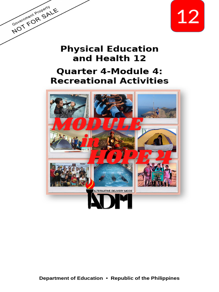 HOPE 4 ADM PE12 4th Quarter | PDF | Cardiopulmonary Resuscitation | Hiking