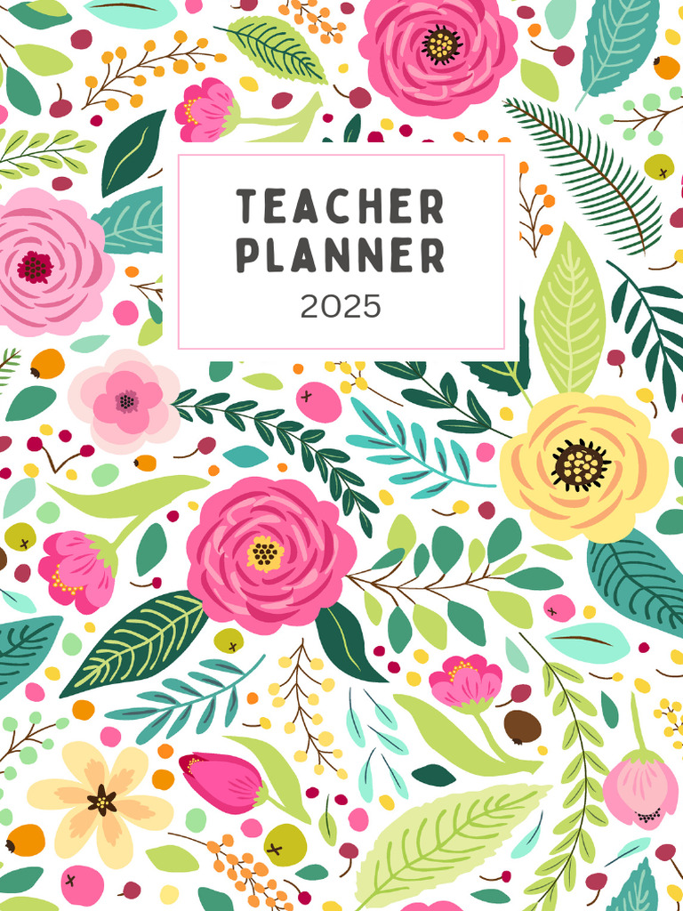 2025 Teacher Planner Template | PDF | Access Control | Cyberwarfare