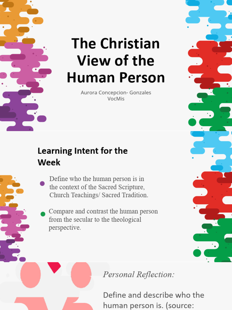 Christian Perspective on Human Identity | PDF | Dignity | Conscience
