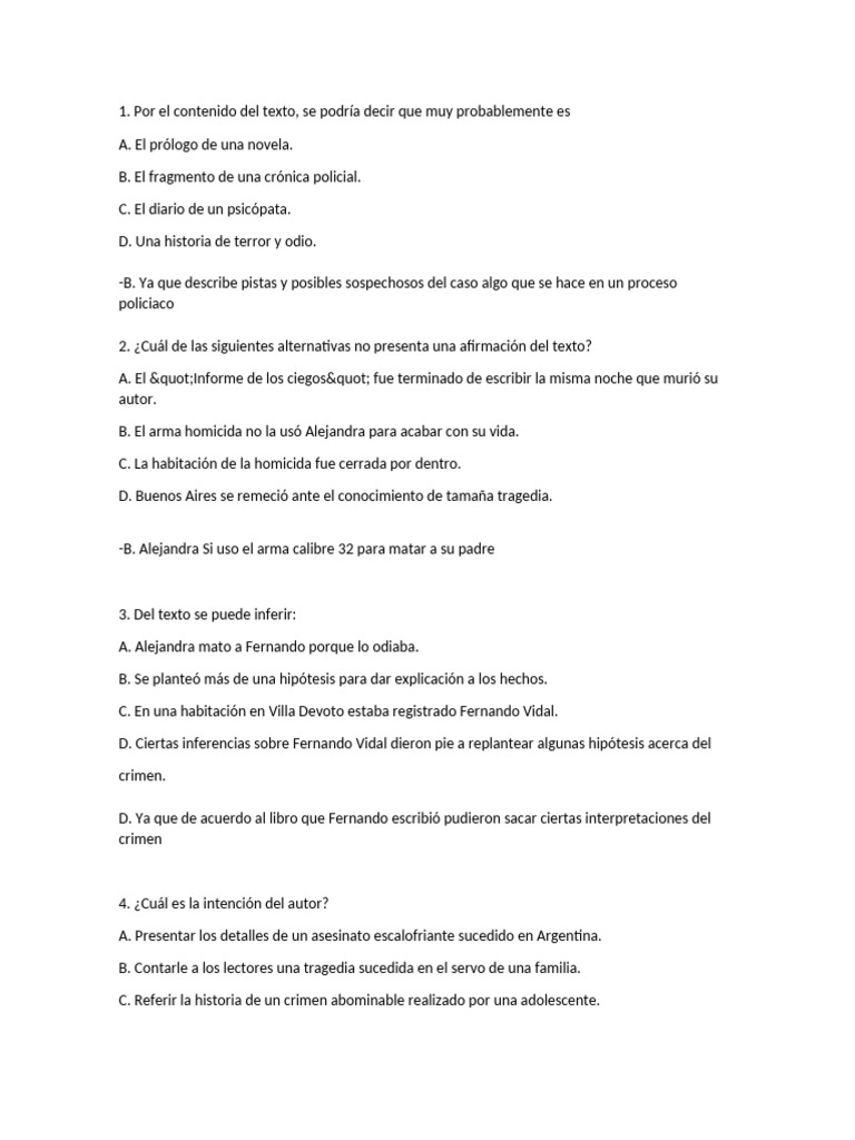 Prueba Plan Lector | PDF