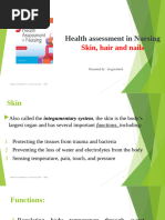Nursing Skin Assessment Checklist | PDF