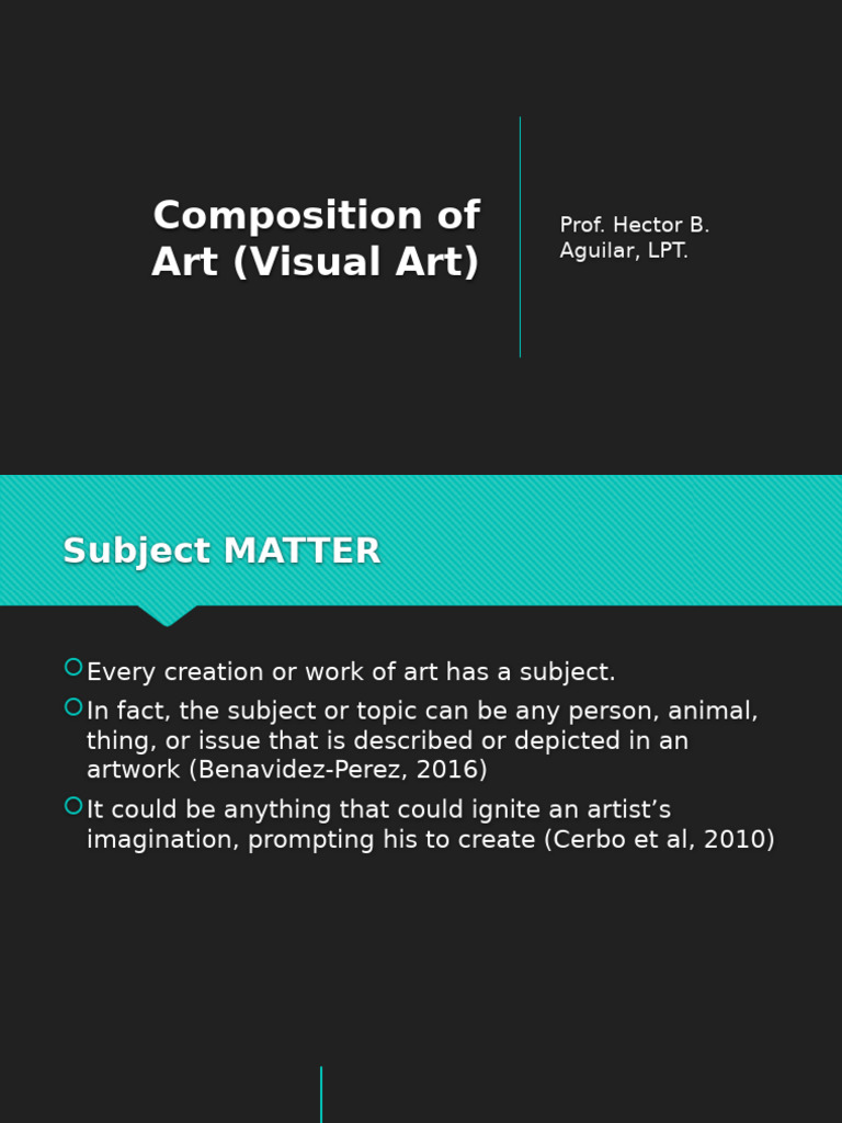 Composition of Art Visual Art | PDF | Color | Shape