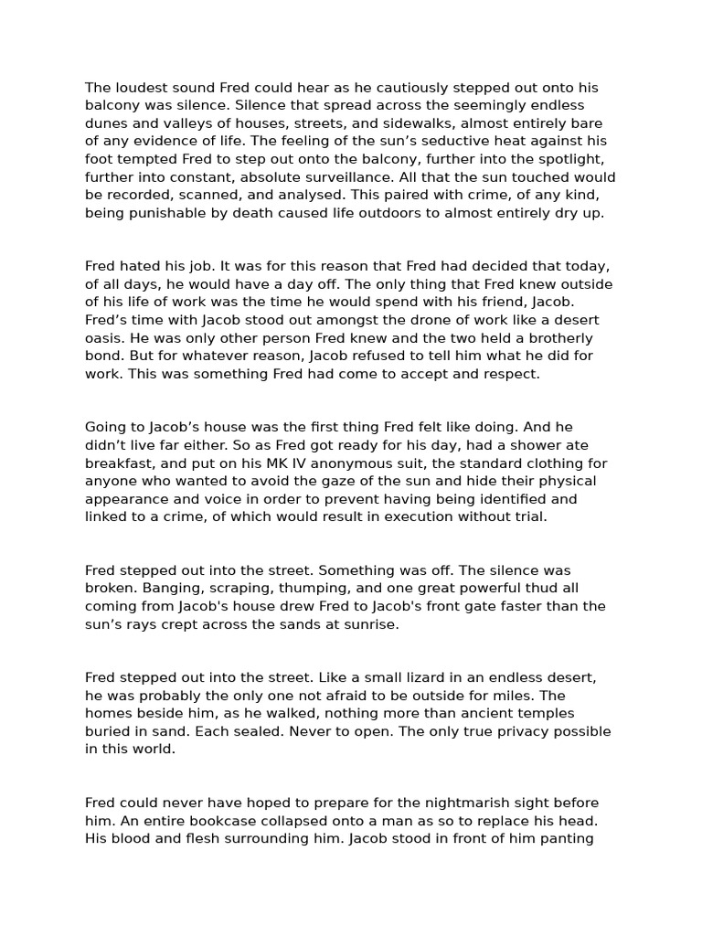 Assessment 3 Story - Xavier | PDF