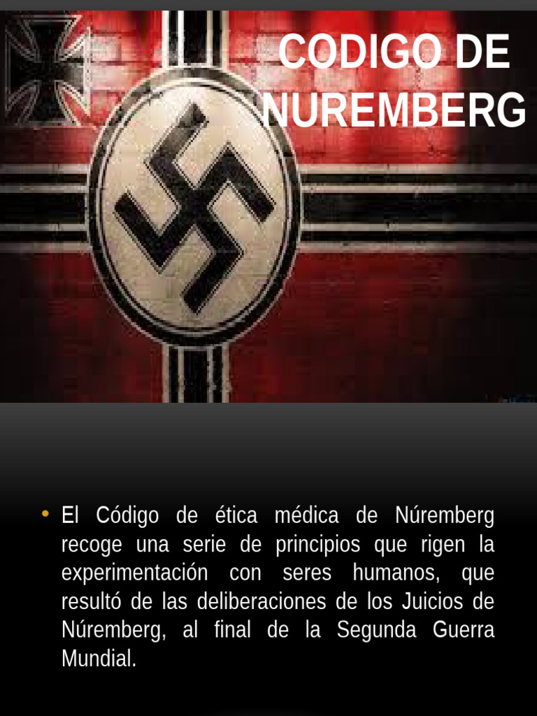 Código de Nuremberg | PDF | Experimentar