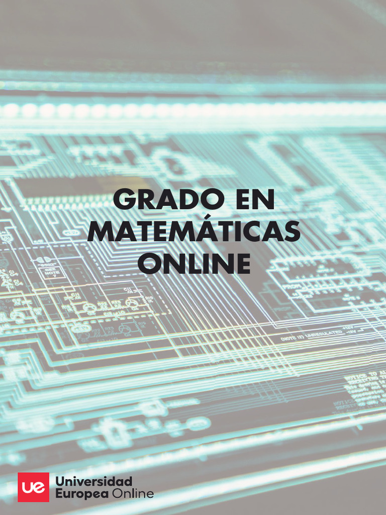 Grado en Matemáticas Online Europeo | PDF | Análisis matemático ...