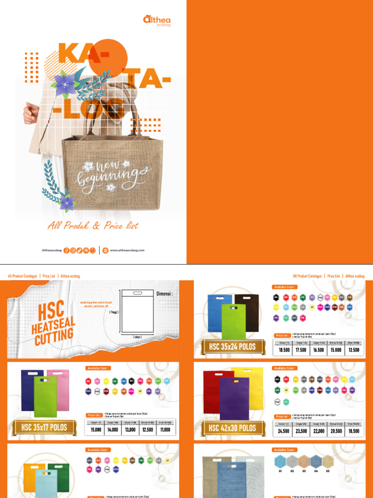 Althea Ecobag Product Price List | PDF | Clouds, Fog And Precipitation ...