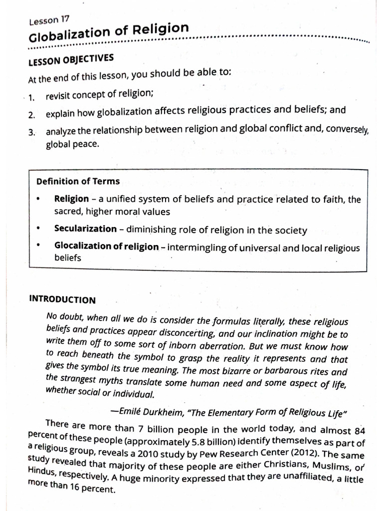 Readings. Religion | PDF