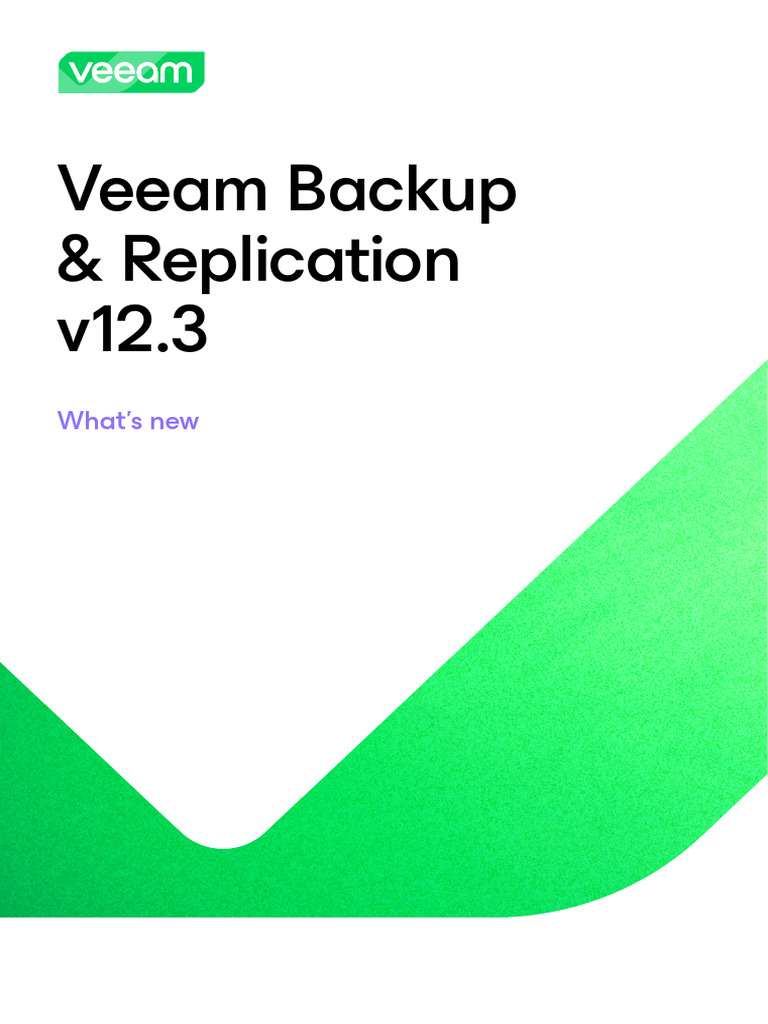 veeam_backup_12_3_whats_new | PDF | Backup | Hyper V