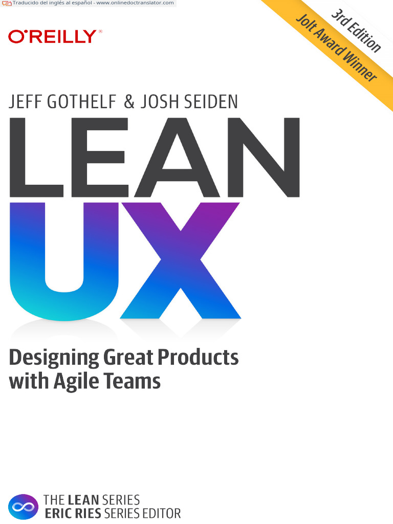 Lean UX Creating Great Products With Agile Teams (Jeff Gothelf, Josh ...