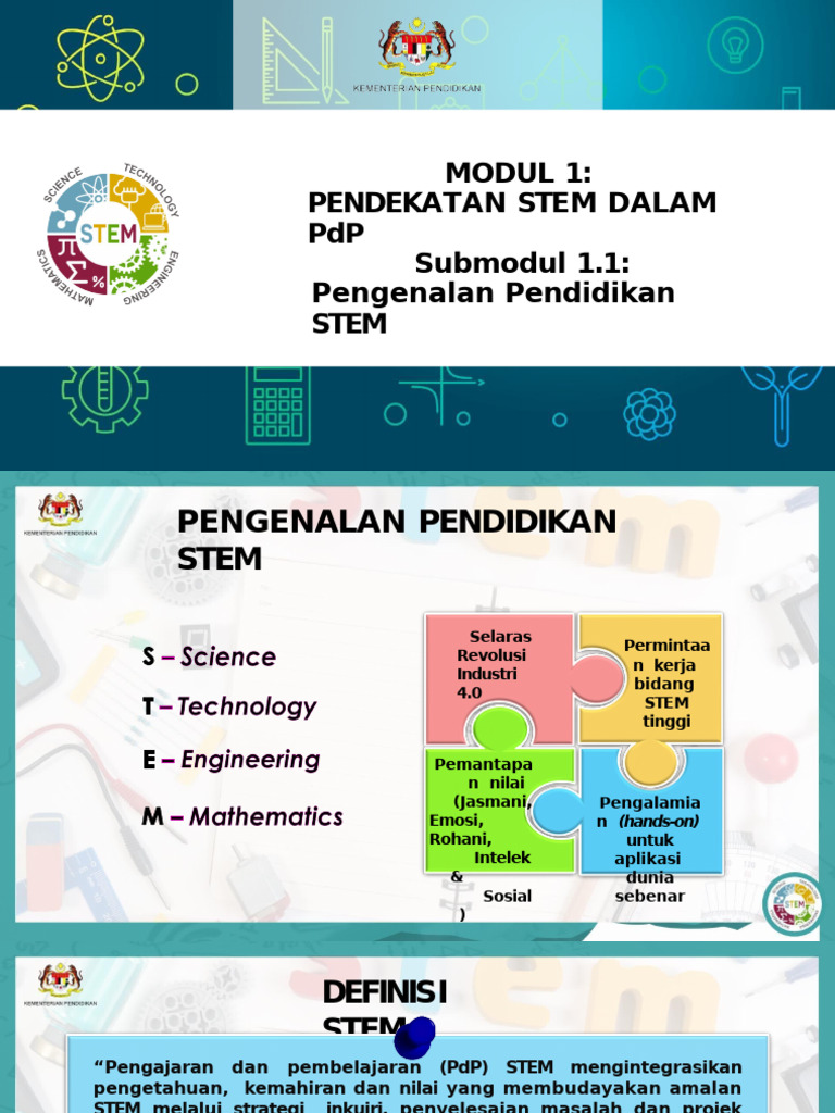 Submodul 1.1 - Pengenalan Pendidikan STEM | PDF