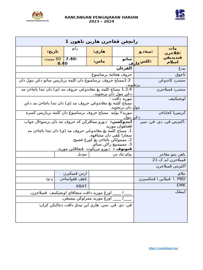 M6 RPH Pi T1, 2023-2024 | PDF