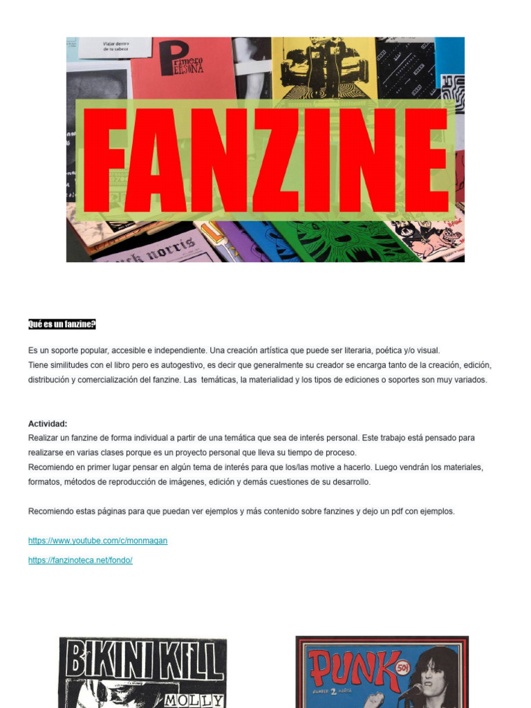 Fanzine Prueba | PDF