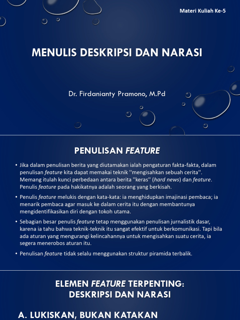 Dekripsi Dan Narasi | PDF