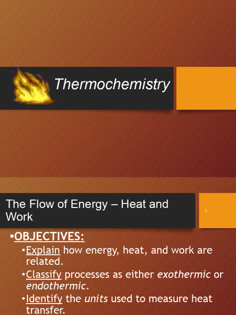Understanding Thermochemistry Basics | PDF | Calorie | Heat
