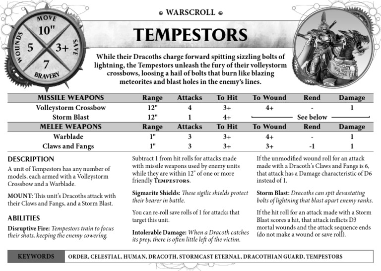 aos-warscroll-Tempestors-en | PDF | Military Technology