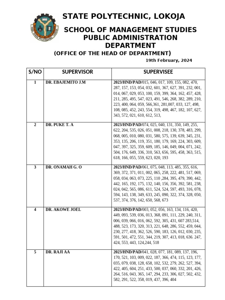 Latest Project Allocation | PDF