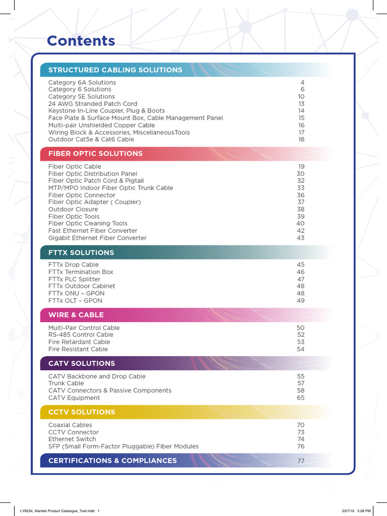 Alantek Product Catalogue - AWS - AYA DELA CRUZ | PDF | Electrical ...