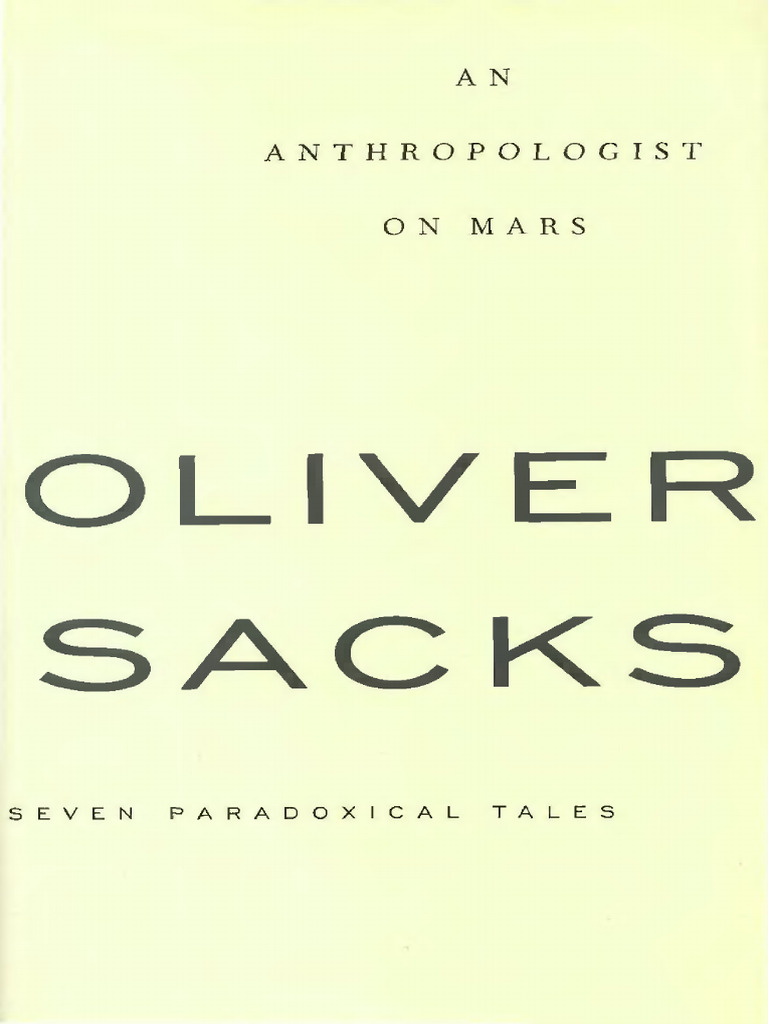 An Anthropologist On Mars - Oliver Sacks | PDF