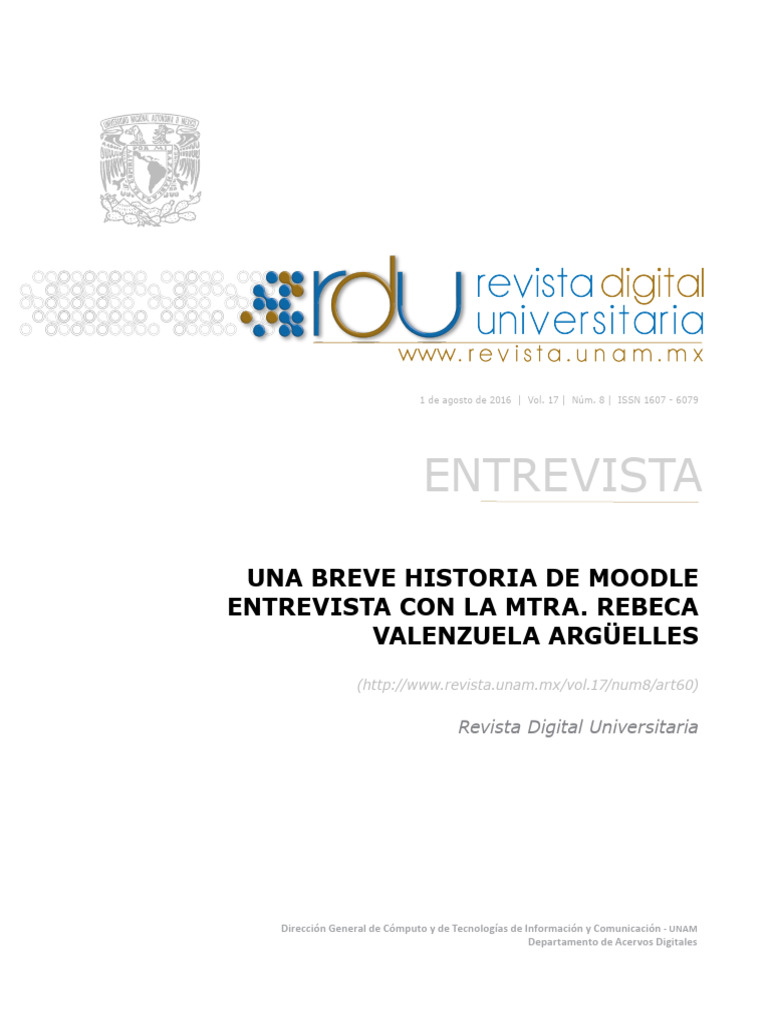 Historia de MOODLE | PDF | Moodle | Aprendizaje