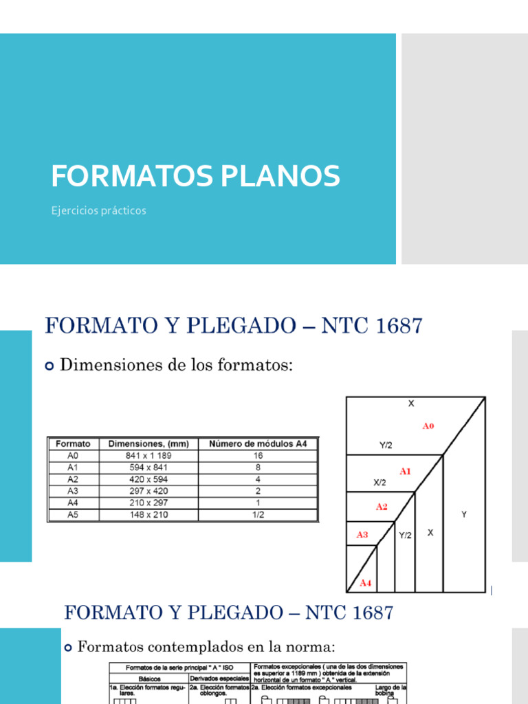 TUTORÍA 3 FORMATOS PLANOS_EJERCICIOS CON COORDENADAS | PDF