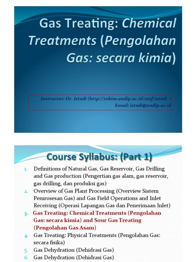 chemical gas treatment | PDF | Amine | Carbon Dioxide